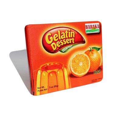 Baraka Orange Gelatin Dessert | Halal | Hashems