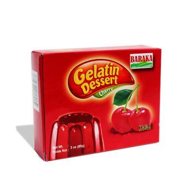 Baraka Cherry Gelatin Dessert | Hashems | Halal Treat
