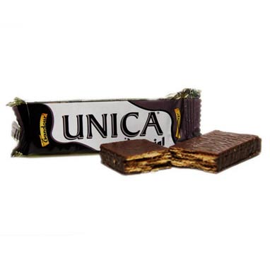 Unica Gandour | Chocolate Covered Wafer Bar | Lebanese Snack